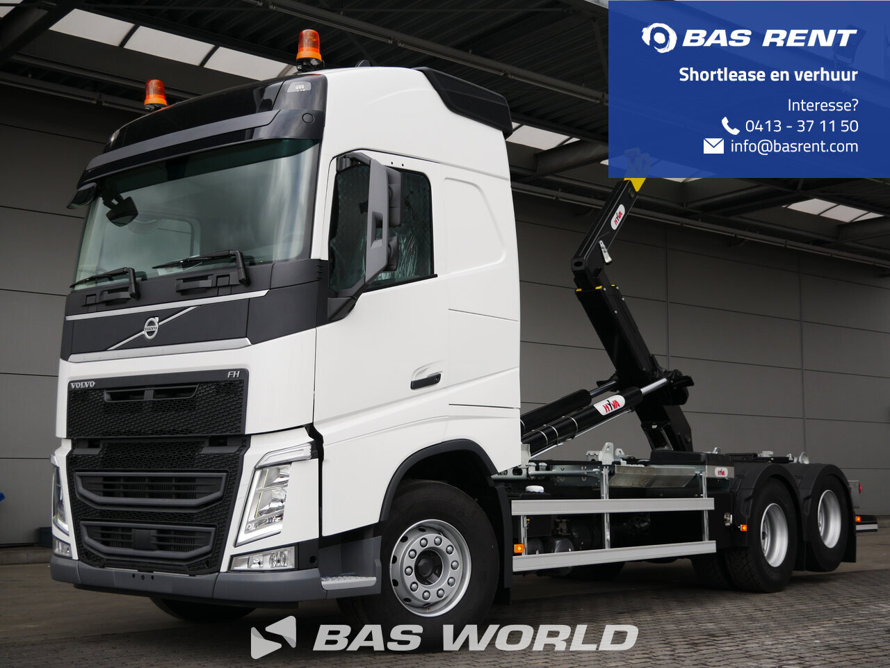 Volvo FH 460 6X2 Hyva hooklift truck - BAS World