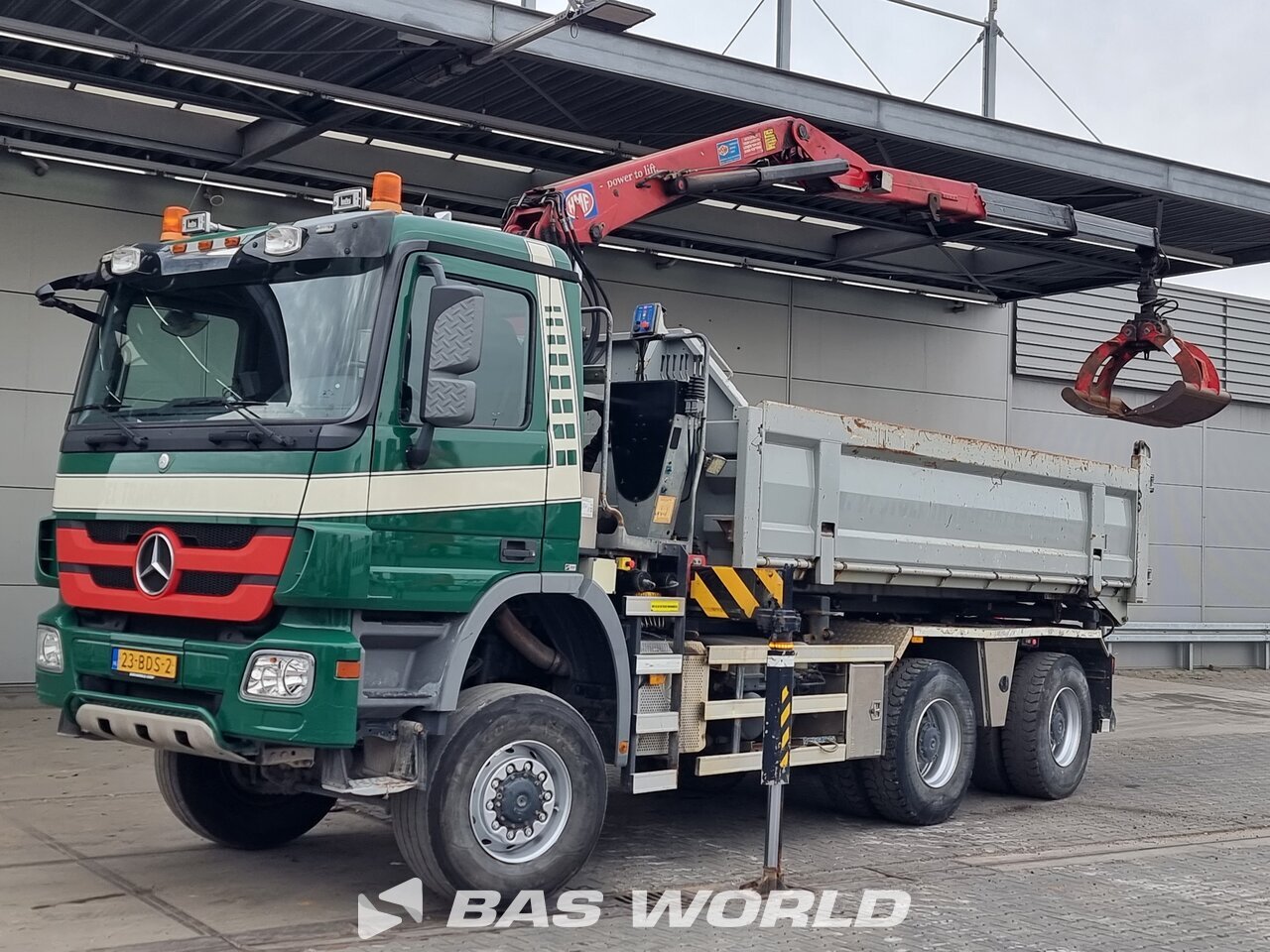 Mercedes Actros 3344 6X6 H.T.S. Hydraulic Transport Systems haakarm vrachtwagen - BAS World