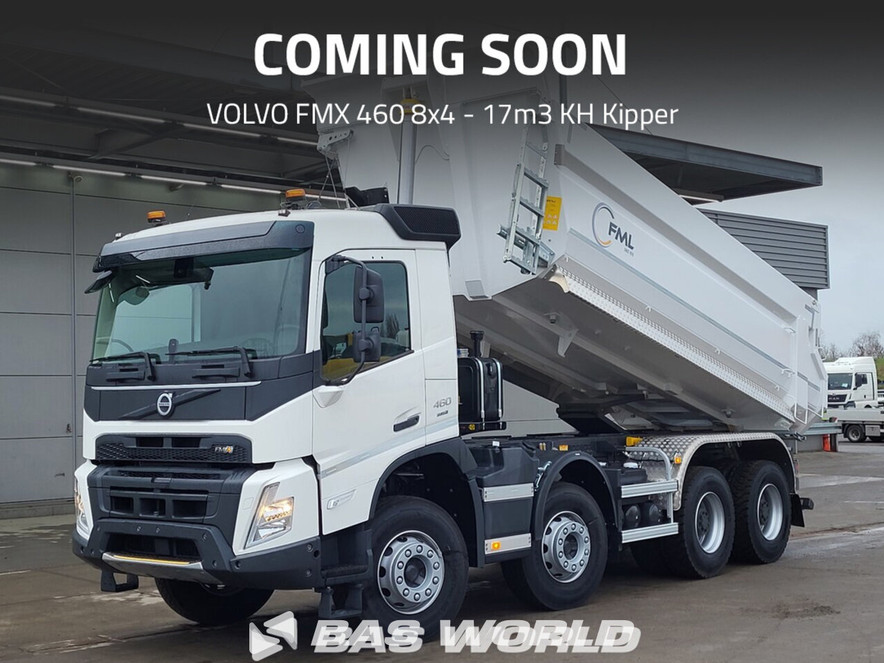 Volvo FMX 460 8X4 KH-KIPPER Caminhão Basculante - BAS World
