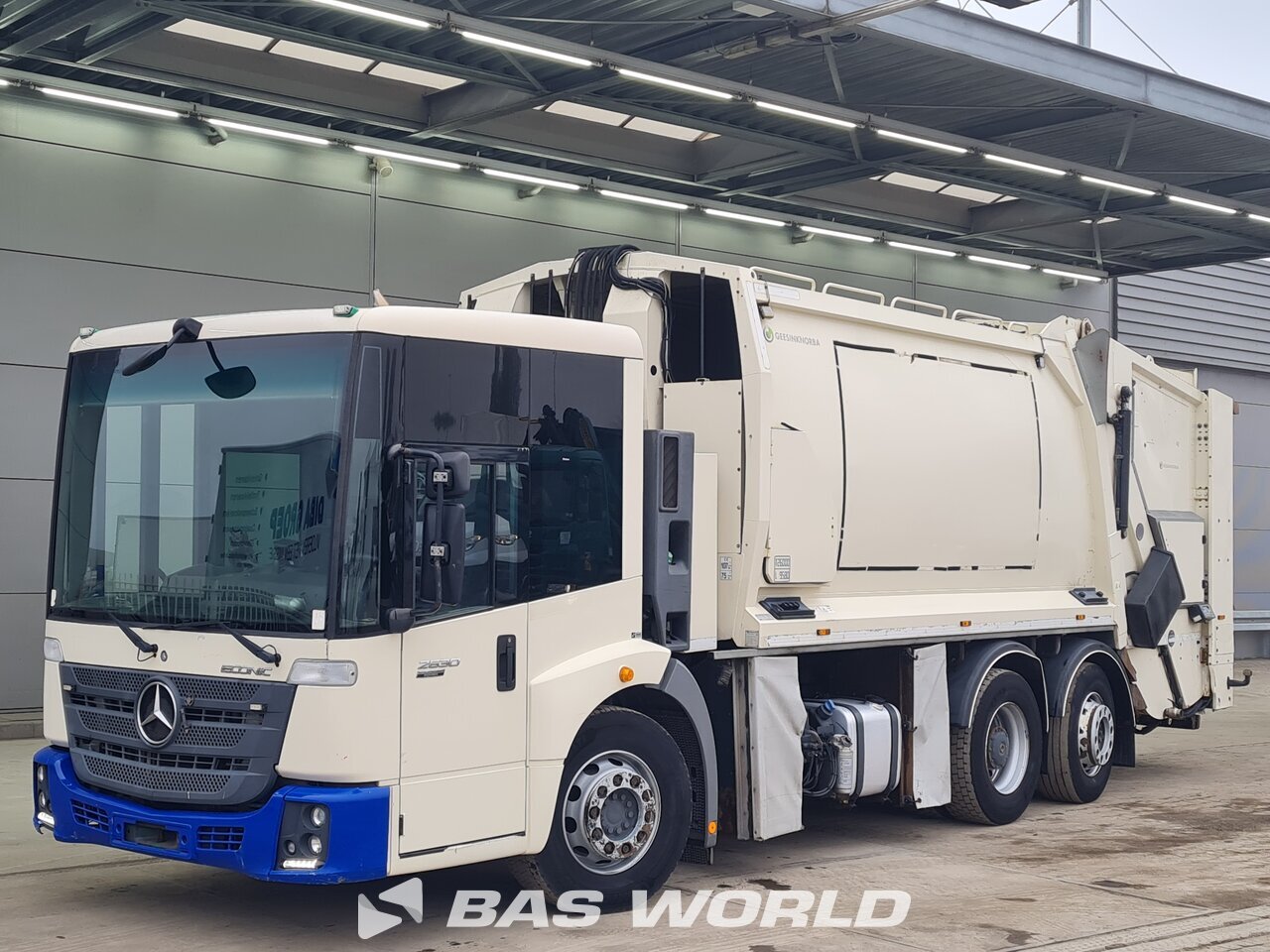 Mercedes Econic 2630 6X2 Geesink Norba Type: MF300 v 18H25 Lifter L500 ...