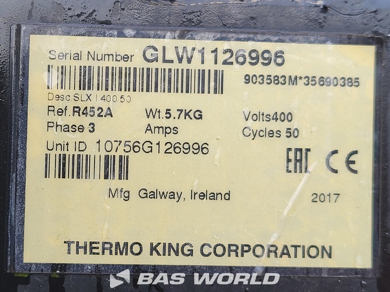 Krone Thermo King SLXi 400 Semirremolque frigorífico - BAS World