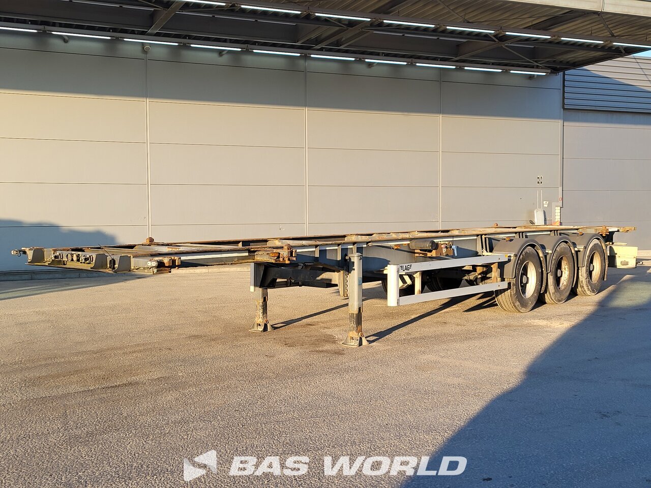 LAG O-3-CC 3 Assen Container chassis Semi-trailer 2014 Container ...