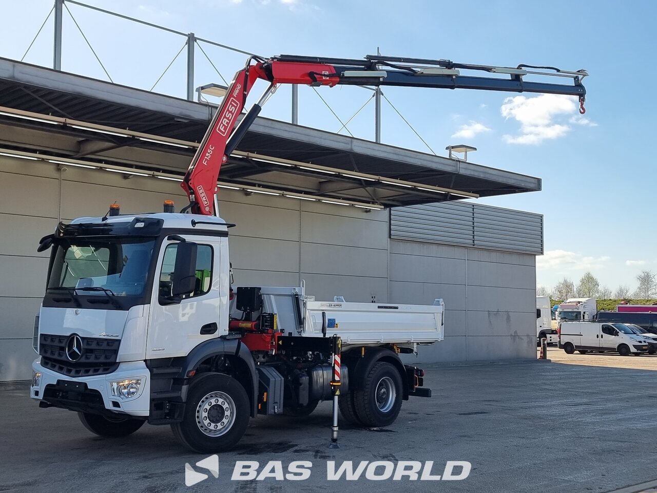 Mercedes Arocs 1835 4X2 Meiller dreiseitenkipper D9 Tipper - BAS World