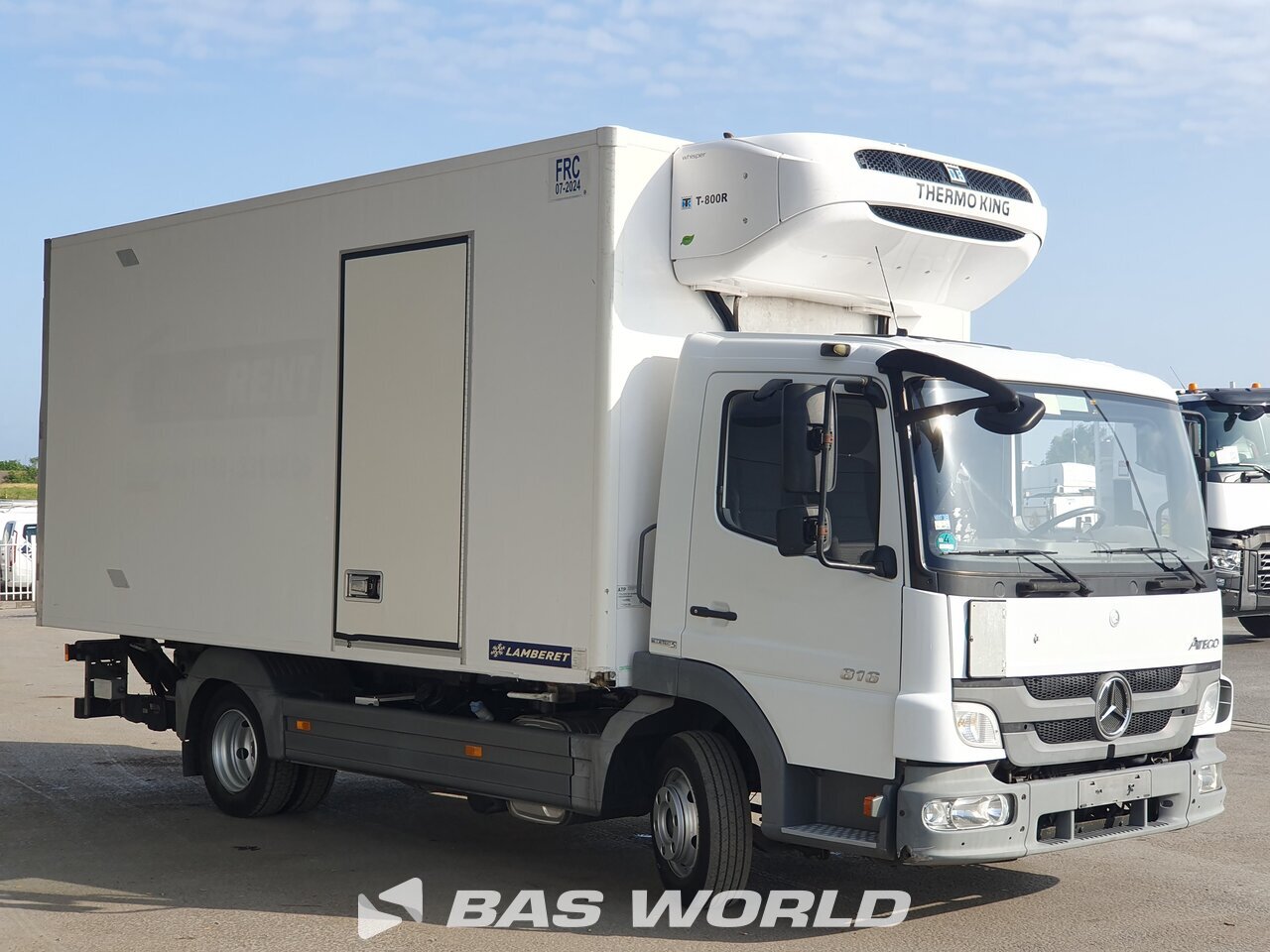 Mercedes Atego 816 4X2 Lamberet Type: BB-5T8-2B2C-OT3 Refrigerated ...