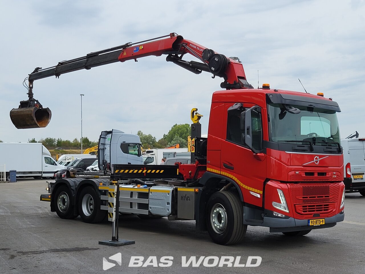 Volvo FM 420 6X2 Hyva Type: 22-55-S hooklift truck - BAS World