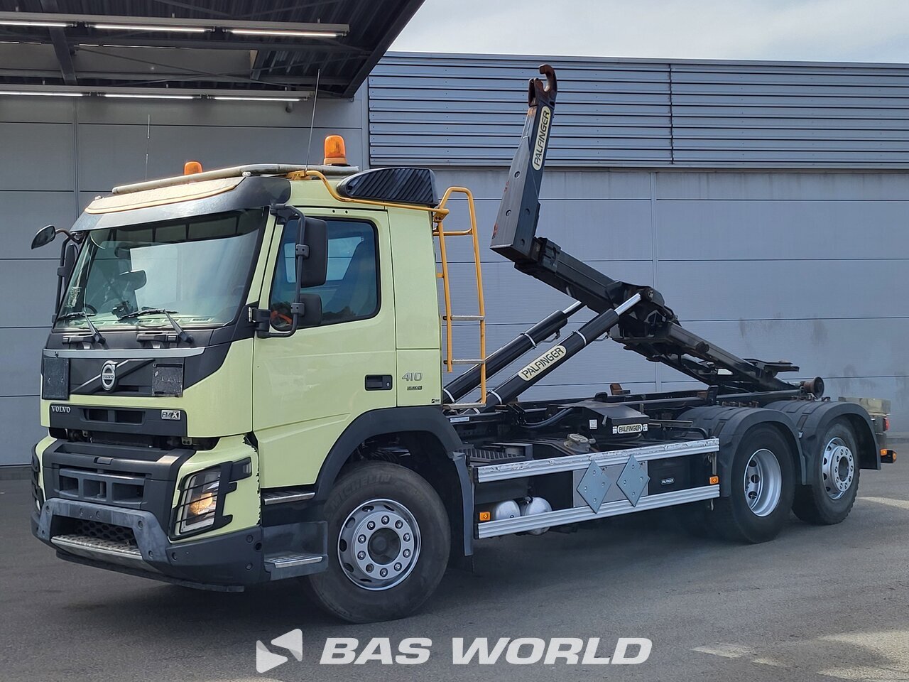 Volvo FMX 410 6X2 Palfinger haakarm vrachtwagen - BAS World