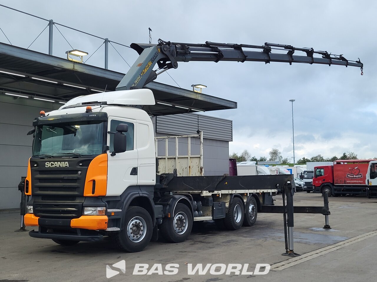 Scania R420 Open laadbak vrachtwagens - BAS World