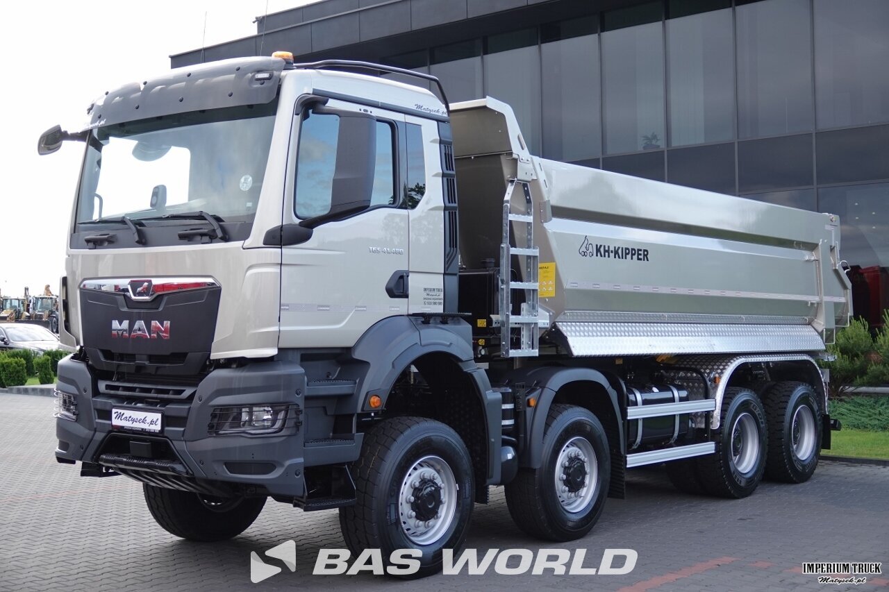 MAN TGS 41.480 8X6 KH-Kipper Kipper vrachtwagen - BAS World