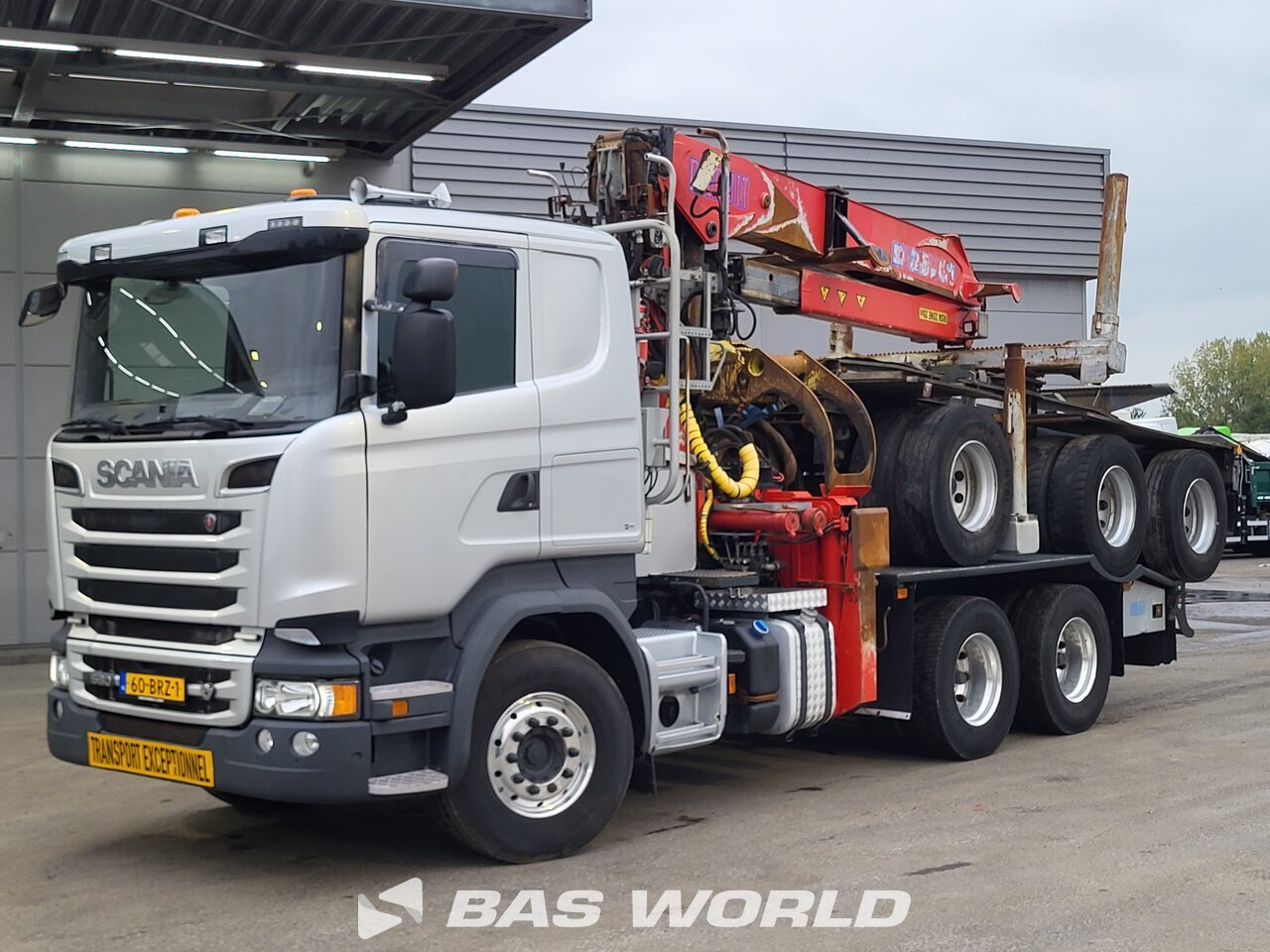 Scania R580 6X4 houttransport - BAS World