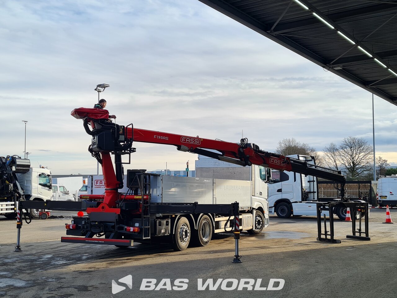 Mercedes Actros 2745 6X2 Adam Karosserie und Fahrzeugbau Caja abierta ...